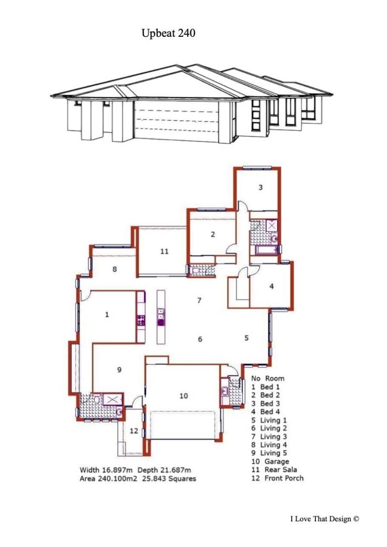 Upbeat 240 – Pacific Designer Homes Pty Ltd – I Love That Design