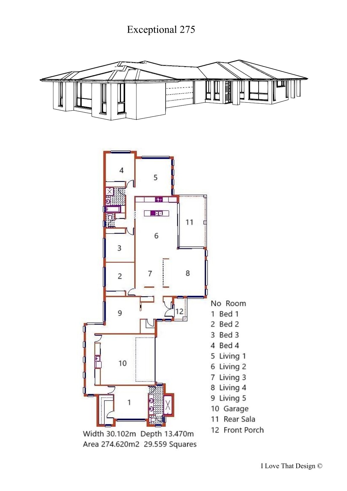 Exceptional 275 – Pacific Designer Homes Pty Ltd – I Love That Design